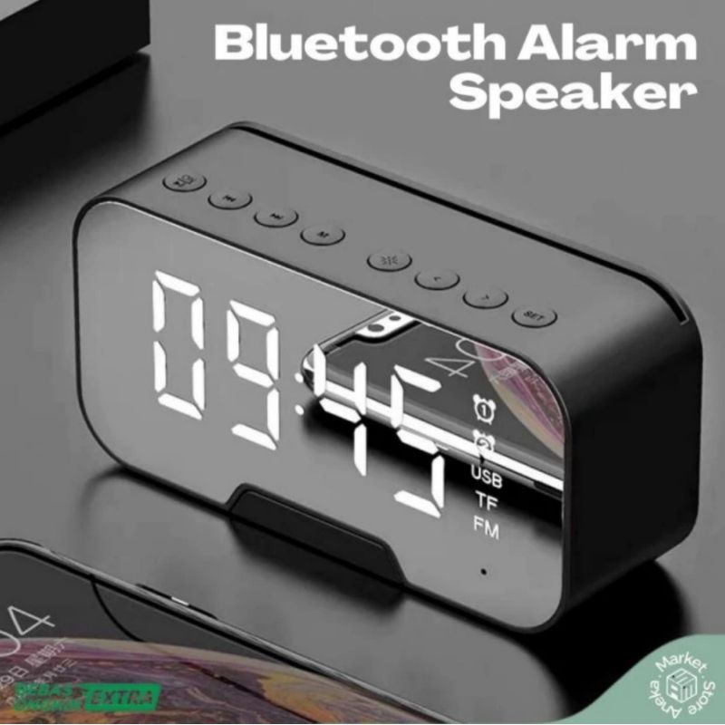 Jual speaker jam bluetooth led portable super bass 5.0 | Shopee Indonesia
