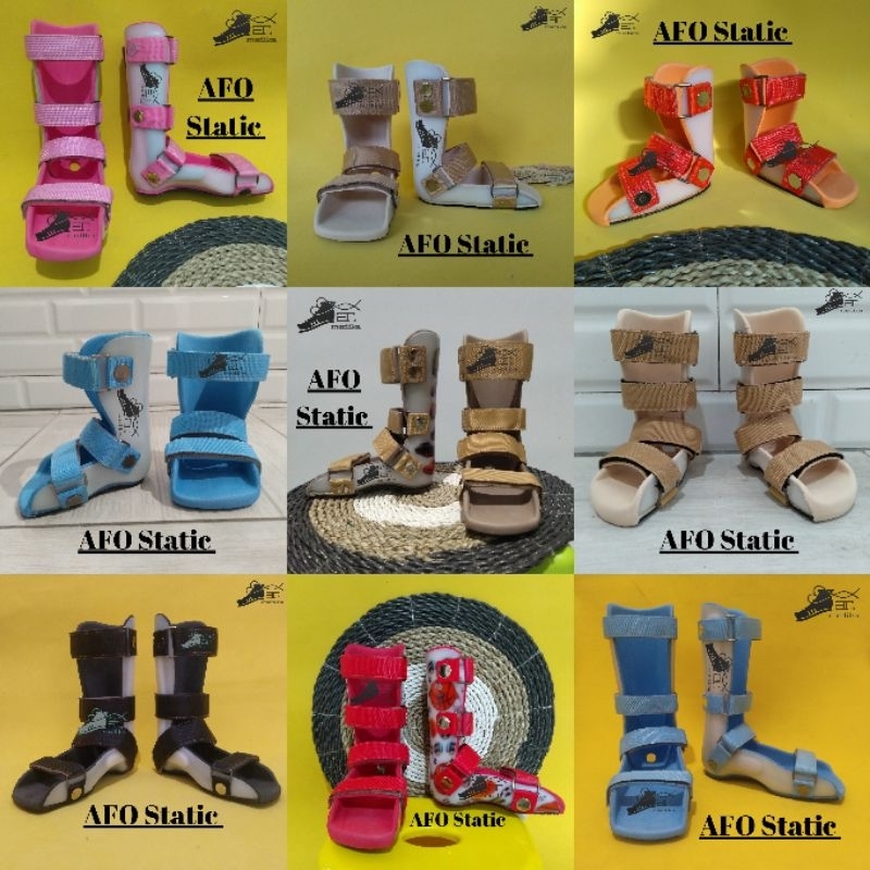 Jual Sepatu Terapi Dewasa AFO Static 3 koreksi latihan berdiri jalan ...