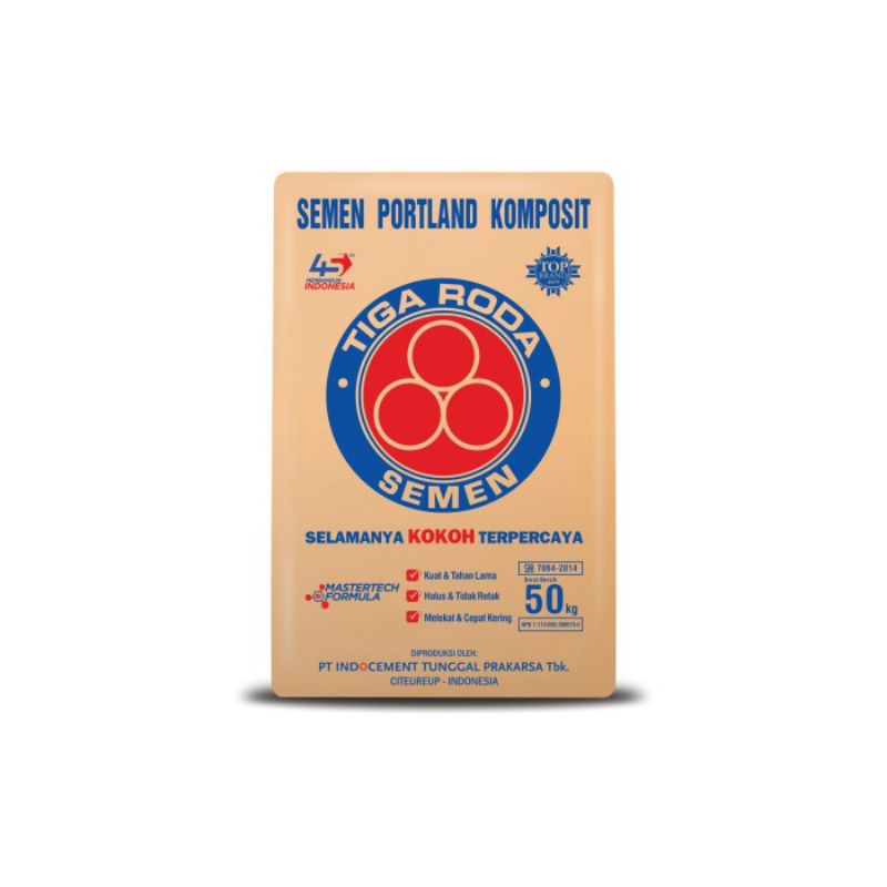 Jual Semen Tiga Roda-40Kg-indocement | Shopee Indonesia