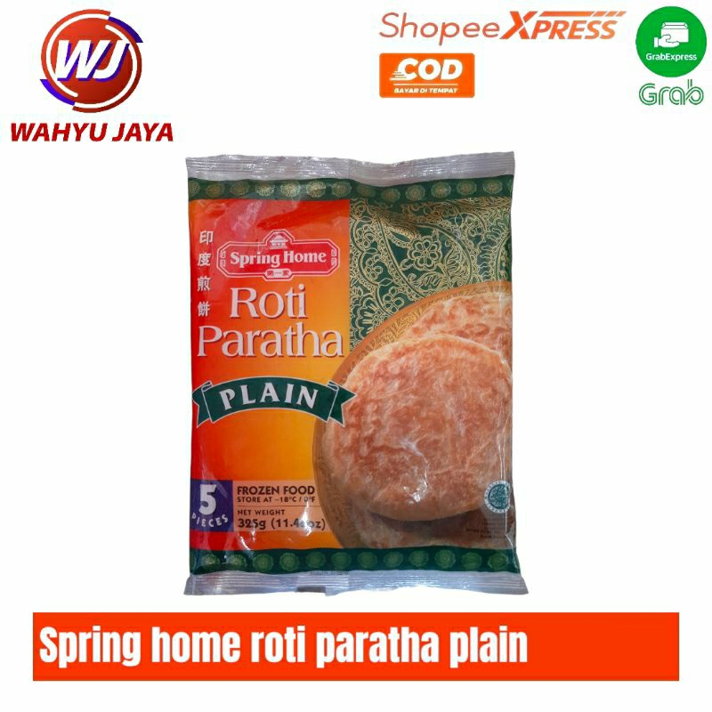 Jual Spring home roti paratha plain | Shopee Indonesia