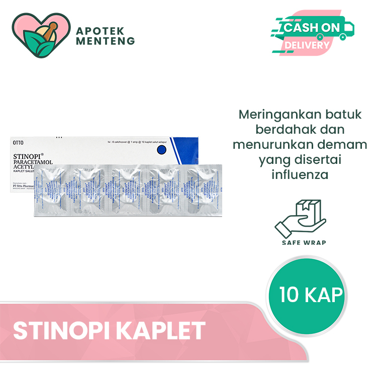 Jual Stinopi 10 Kaplet - Obat Batuk Berdahak disertai Demam dan Flu ...