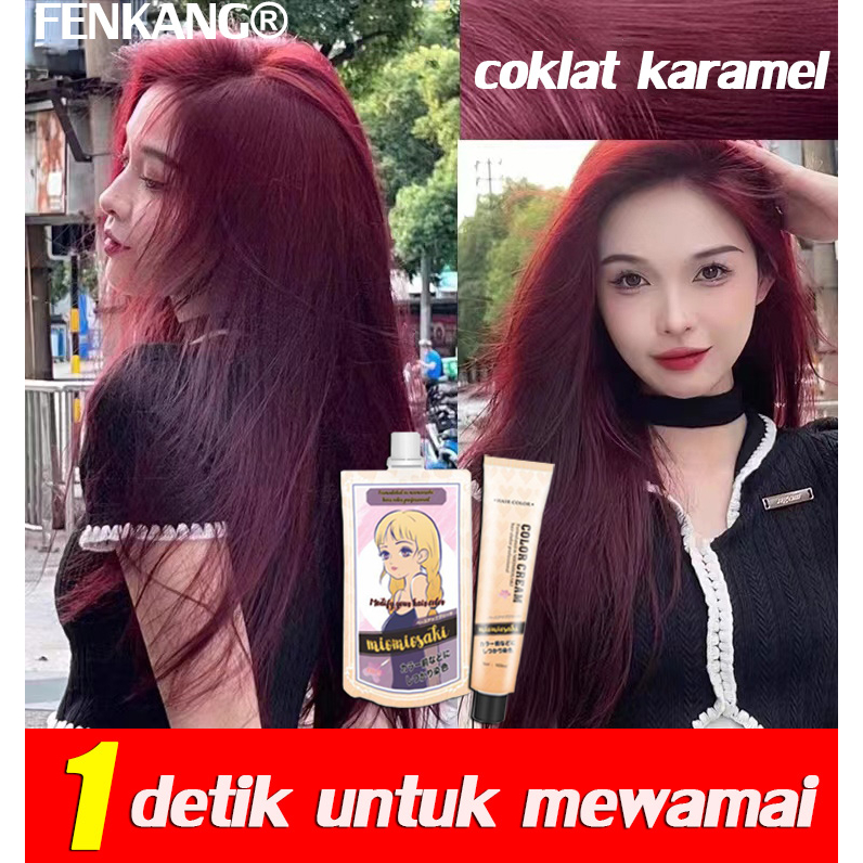 Jual 100%Imported FENKANG Pewarna rambut Hair color pewarna rambut 4 ...