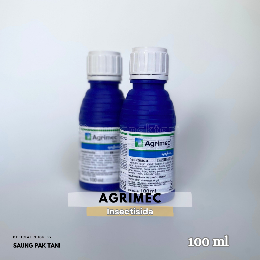Jual INSEKTISIDA AGRIMEC ABAMECTIN 18 EC - KEMASAN PABRIK 100 ML ...