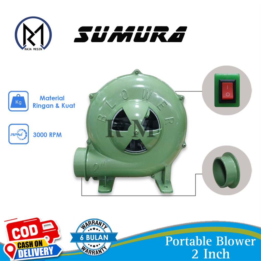 Jual Portable Blower Angin Sumura 2 inch / Blower Keong Sumura 2 ...