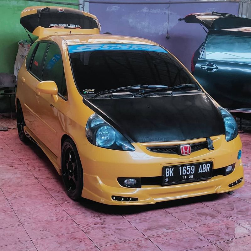 Jual Bodykit Honda Jazz GD3 Add on Depan Boomer | Shopee Indonesia