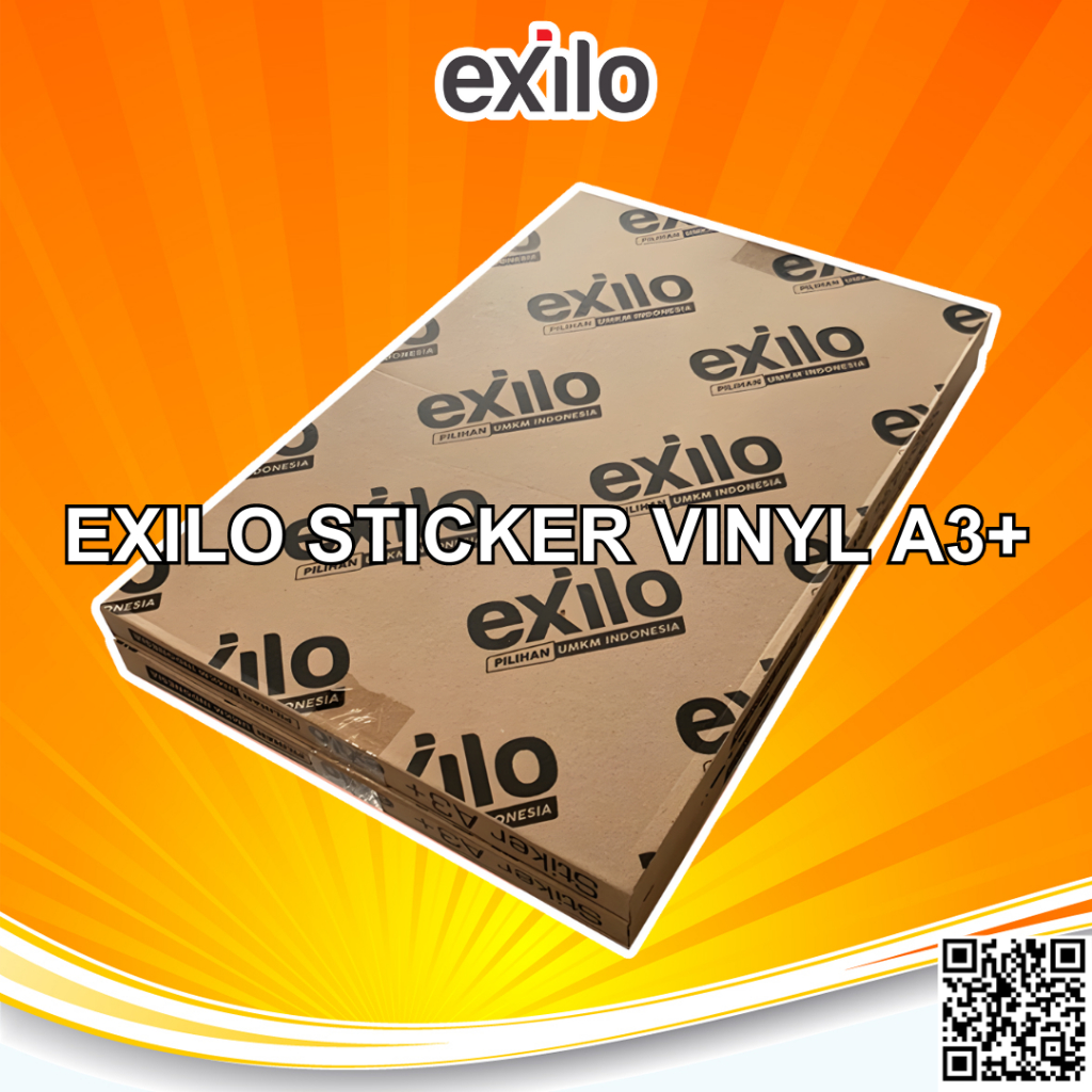 Jual Exilo Sticker Vinyl Digital Print A3+ Stiker Laser White Gloss ...