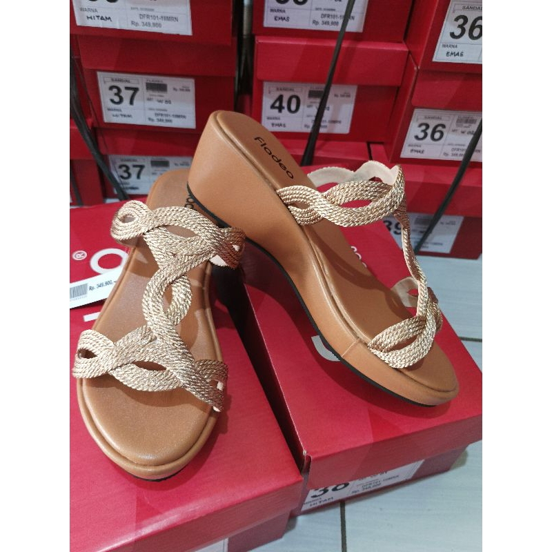 Jual Sandal wedges fladeo W-01/02 | Shopee Indonesia