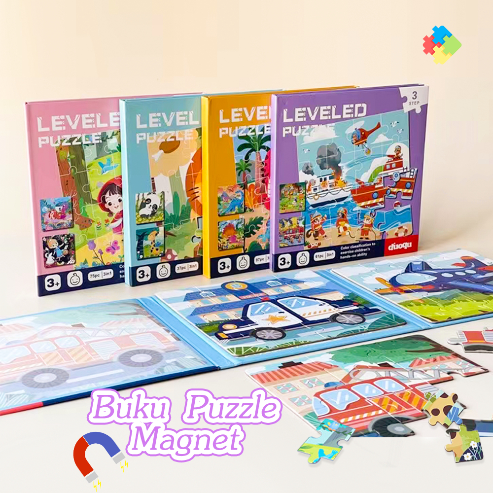 Jual JOYOBABY Mainan Anak Puzzle Magnet 3 in 1 Dengan 5 Step Variasi ...