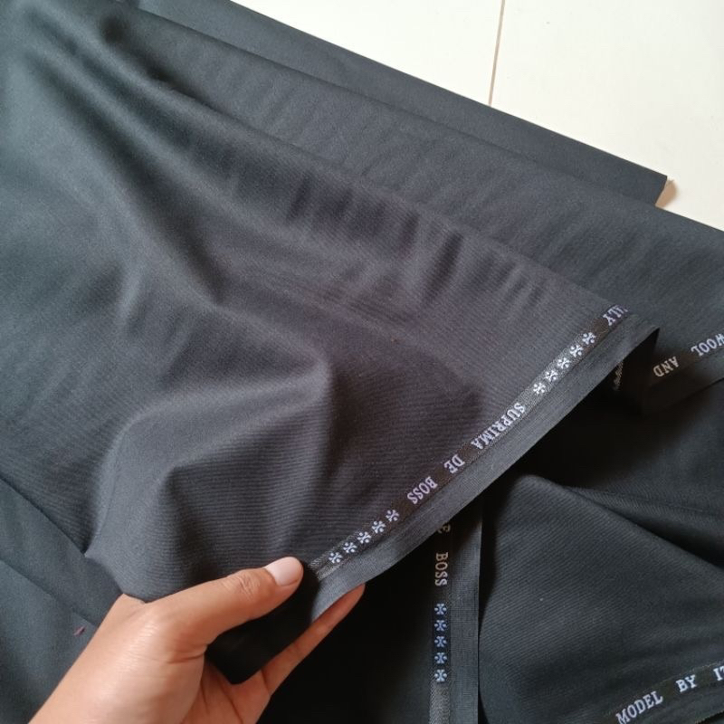 Jual Suprima De Boss Kain Semi Woll Arahan Seragam Dinas | Shopee Indonesia