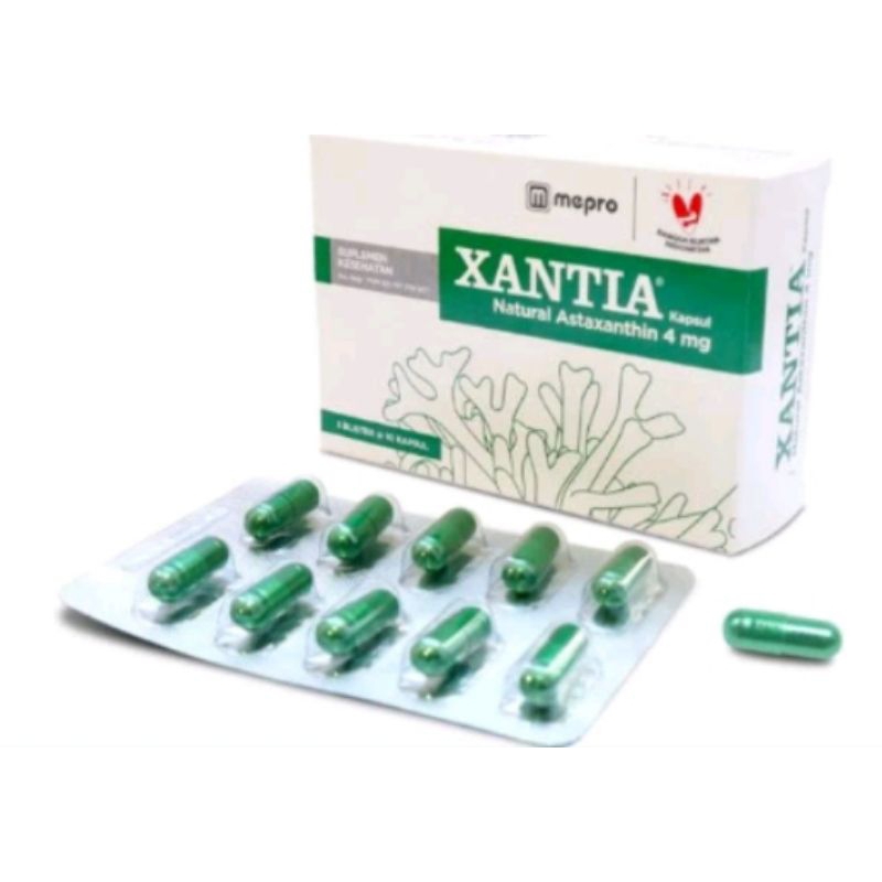 Jual XANTIA ASTAXANTHIN 4 MG 30 KAPSUL | Shopee Indonesia