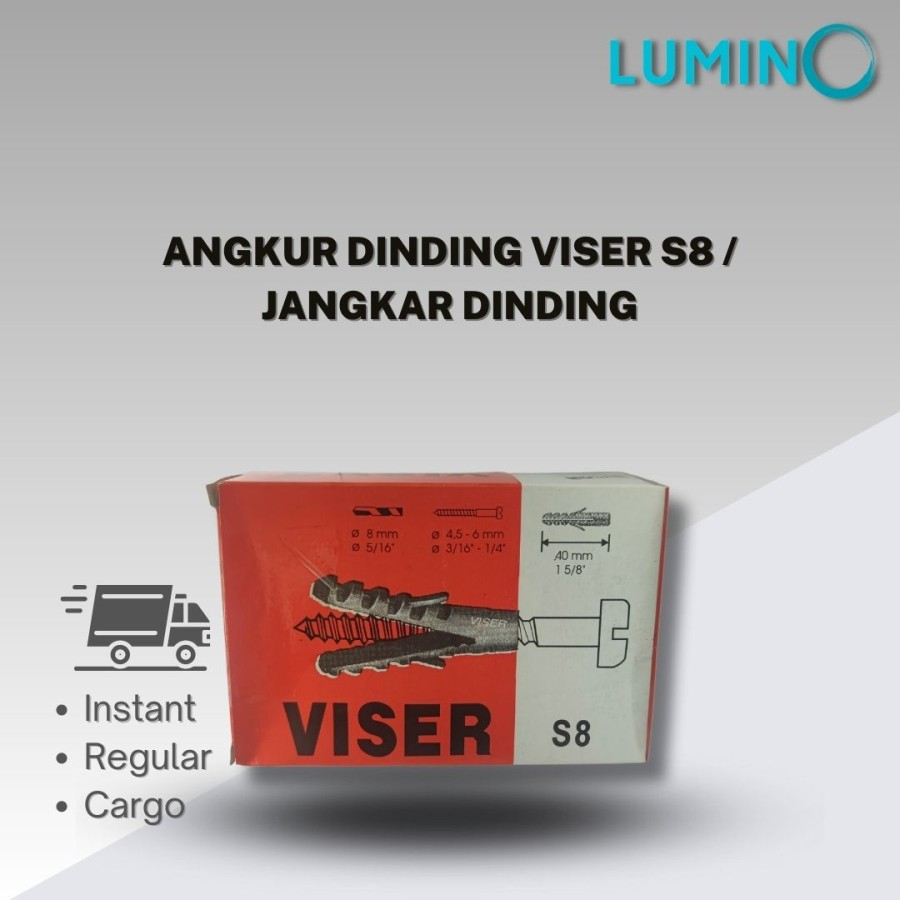 Jual Angkur Dinding S8 Viser Sekrup Tebal | Shopee Indonesia