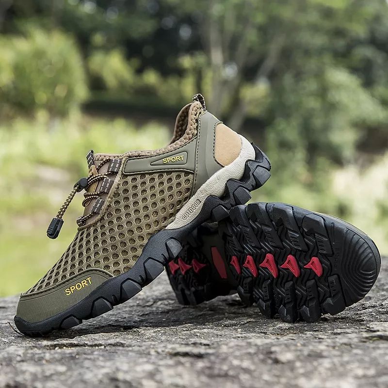 Jual Sepatu Gunung Hiking Pria Cowok Outdoor, Touring Outdoor Shoes | Shopee Indonesia