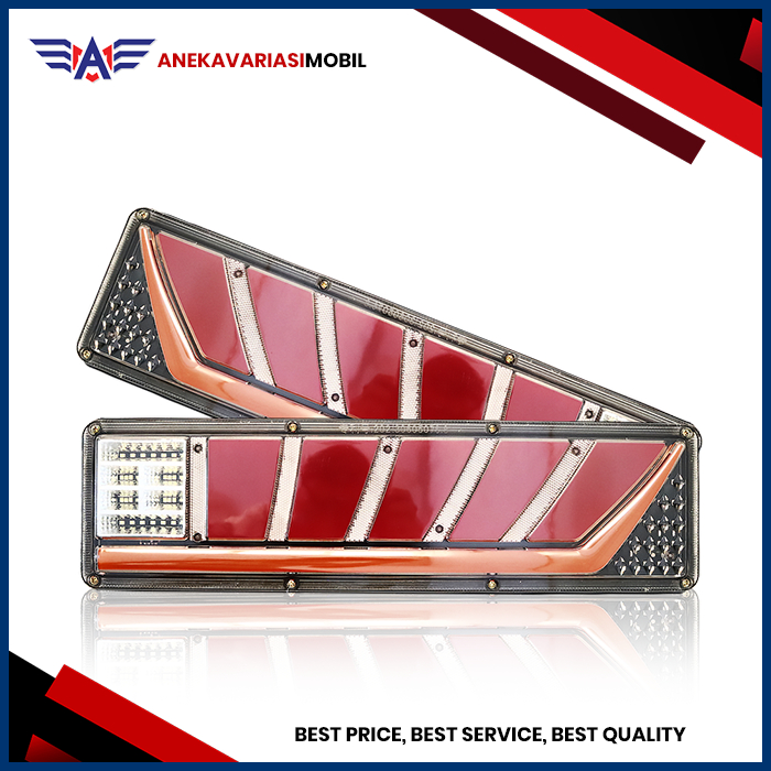 Jual Stoplamp Truk Lampu Belakang Truk ST 2439 46cm 24 volt stop lamp ...