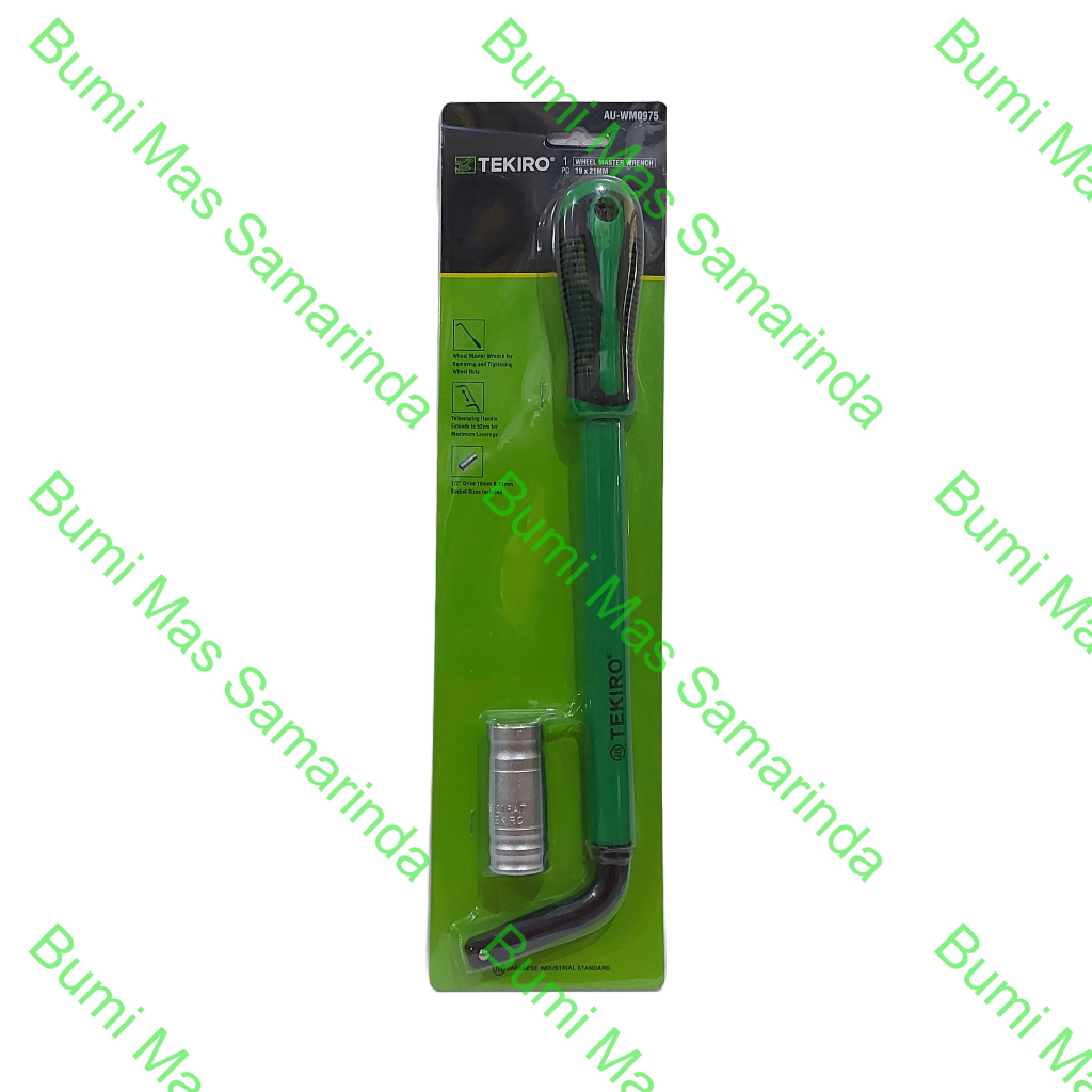 Jual TEKIRO KUNCI RODA L TARIK 19 X 21 MM / WHEEL MASTER WRENCH 19X21MM ...