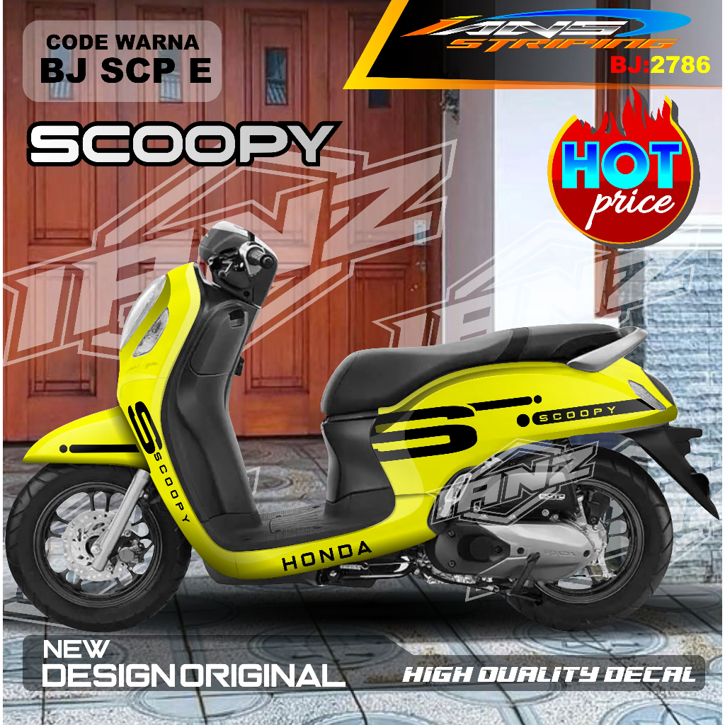 Jual STIKER MOTOR SCOOPY TERBARU CUSTOM-STIKER DECAL FULL BODY SCOOPY ...