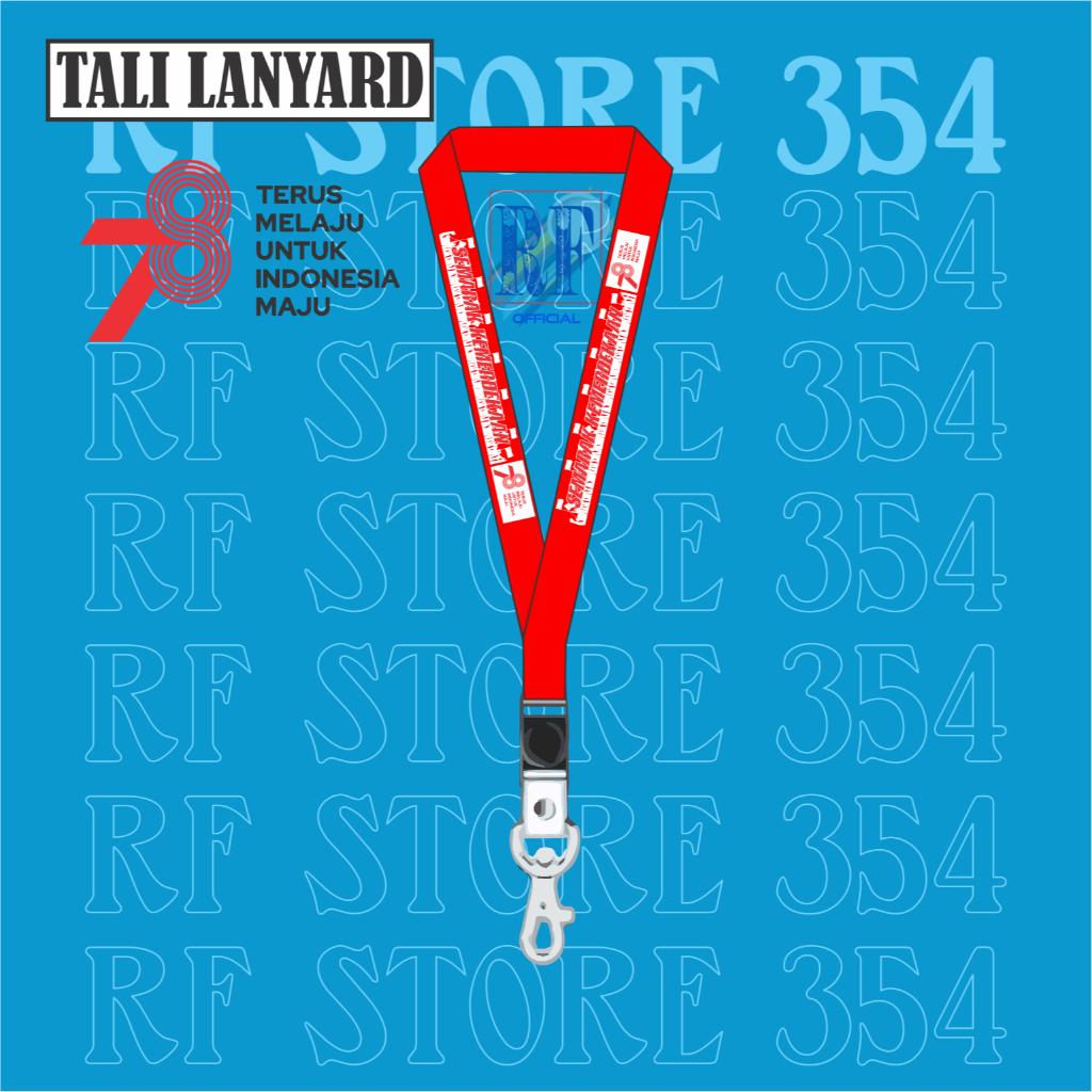 Jual Tali Lanyard GARUDA INDONESIA | INDONESIA | MERDEKA | MERAH PUTIH ...