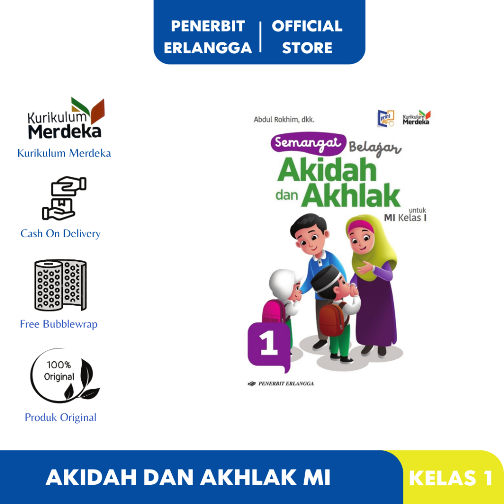 Jual [Erlangga Official] Semangat Belajar Akidah & Akhlak Mi Kelas 1 Kurikulum Merdeka | Shopee ...