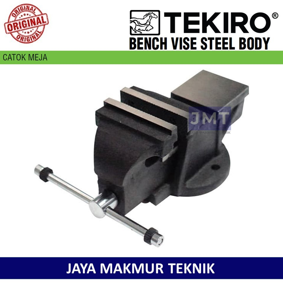 Jual TEKIRO Ragum Meja Body Baja 6 in inch Bench Vise Steel Body ...