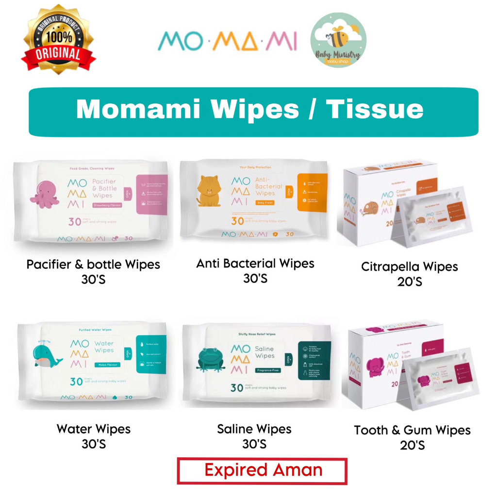 Jual MoMaMi Wipes - Tissue basah bayi tissue basah anti bakteri ...