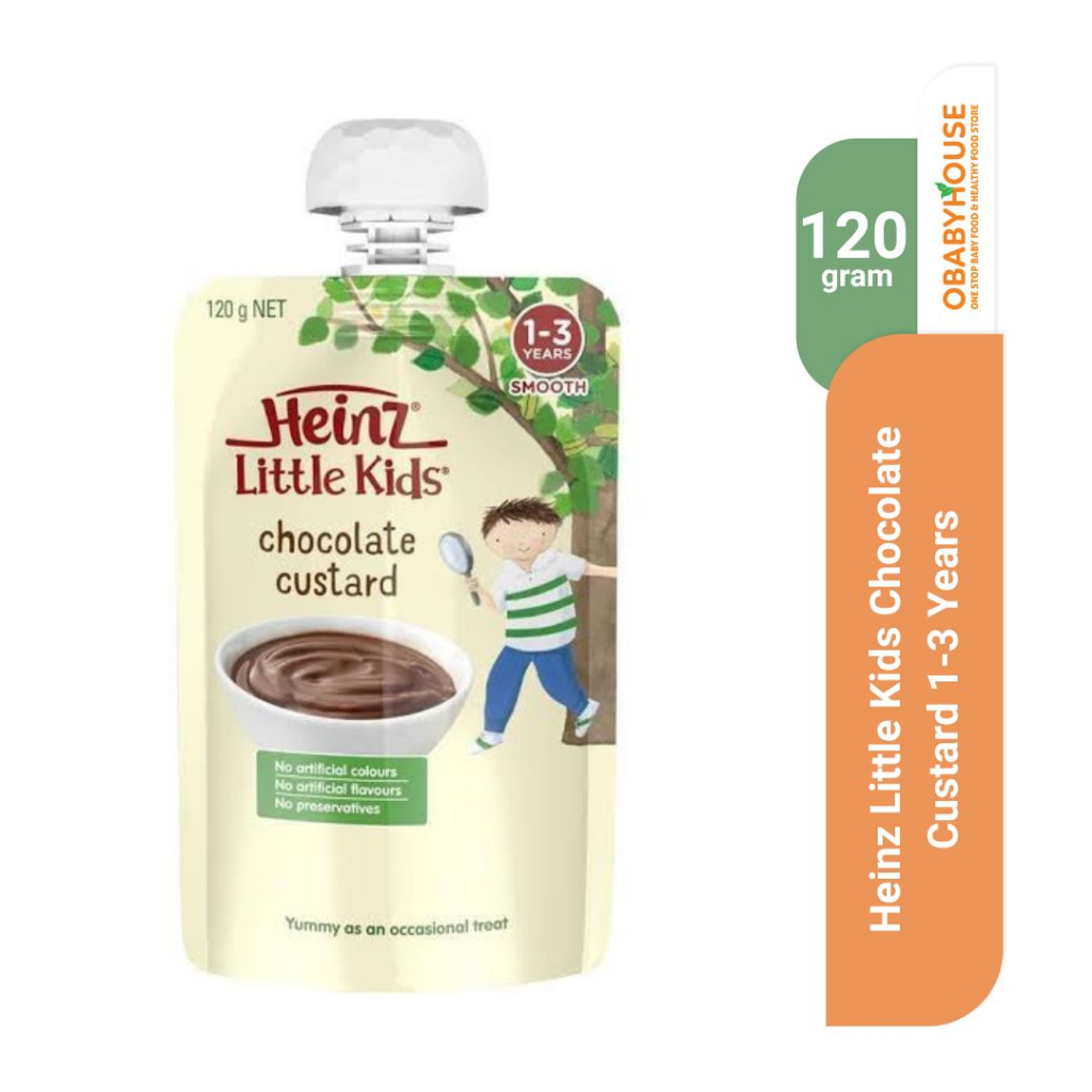 Jual Heinz Little Kids Chocolate Custard 1-3 Years 120g | Shopee Indonesia