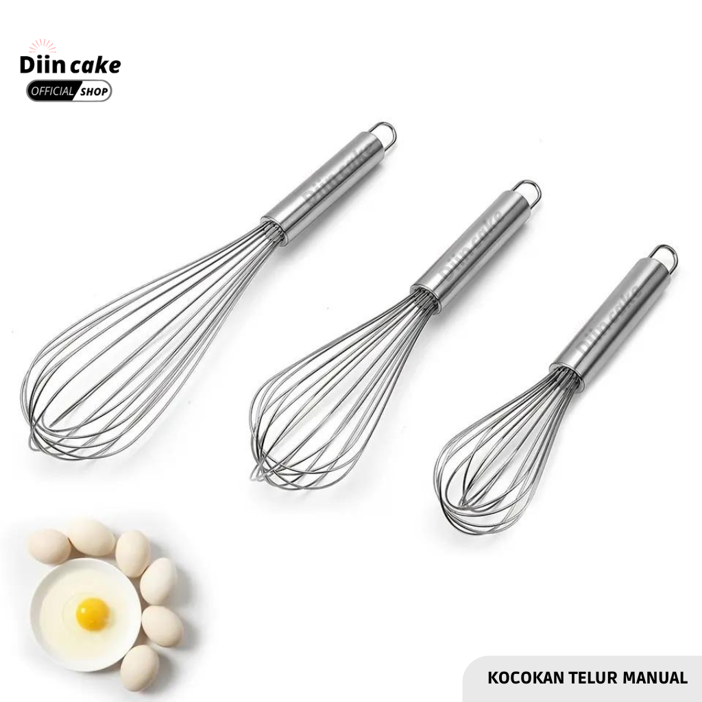 Jual KOCOKAN / WHISKER EGG / PENGOCOK TELUR ADONAN KUE STAINLESS ...