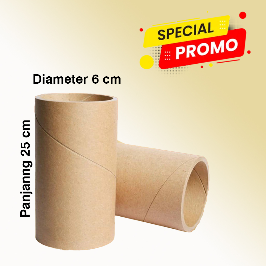 Jual SELONGSONG ROLL KERTAS 25 CM X DM 5.5 CM \ PAPER CORE / PAPER TUBE / SELONGSONG PACKING ...