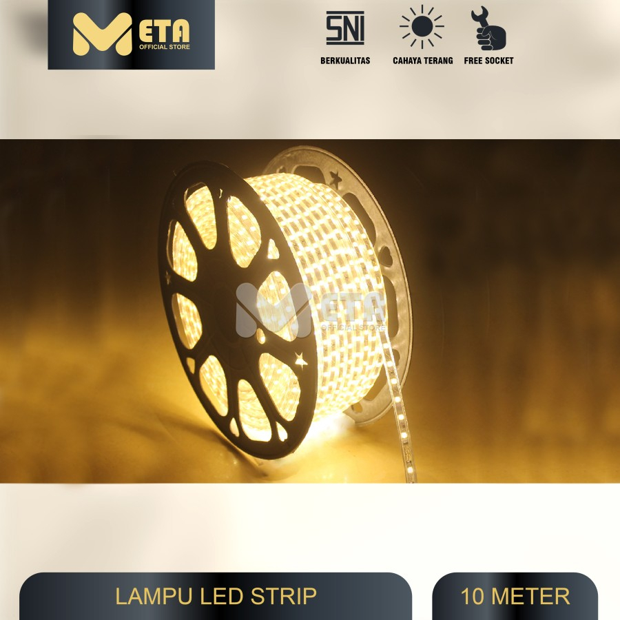 Jual Lampu LED strip selang flexible outdoor indoor meteran | Shopee ...
