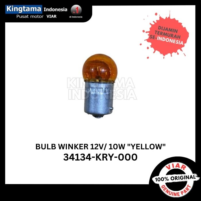 Jual BOHLAM / DOP LAMPU RITING KUNING MOTOR RODA TIGA VIAR KARYA / BULB ...
