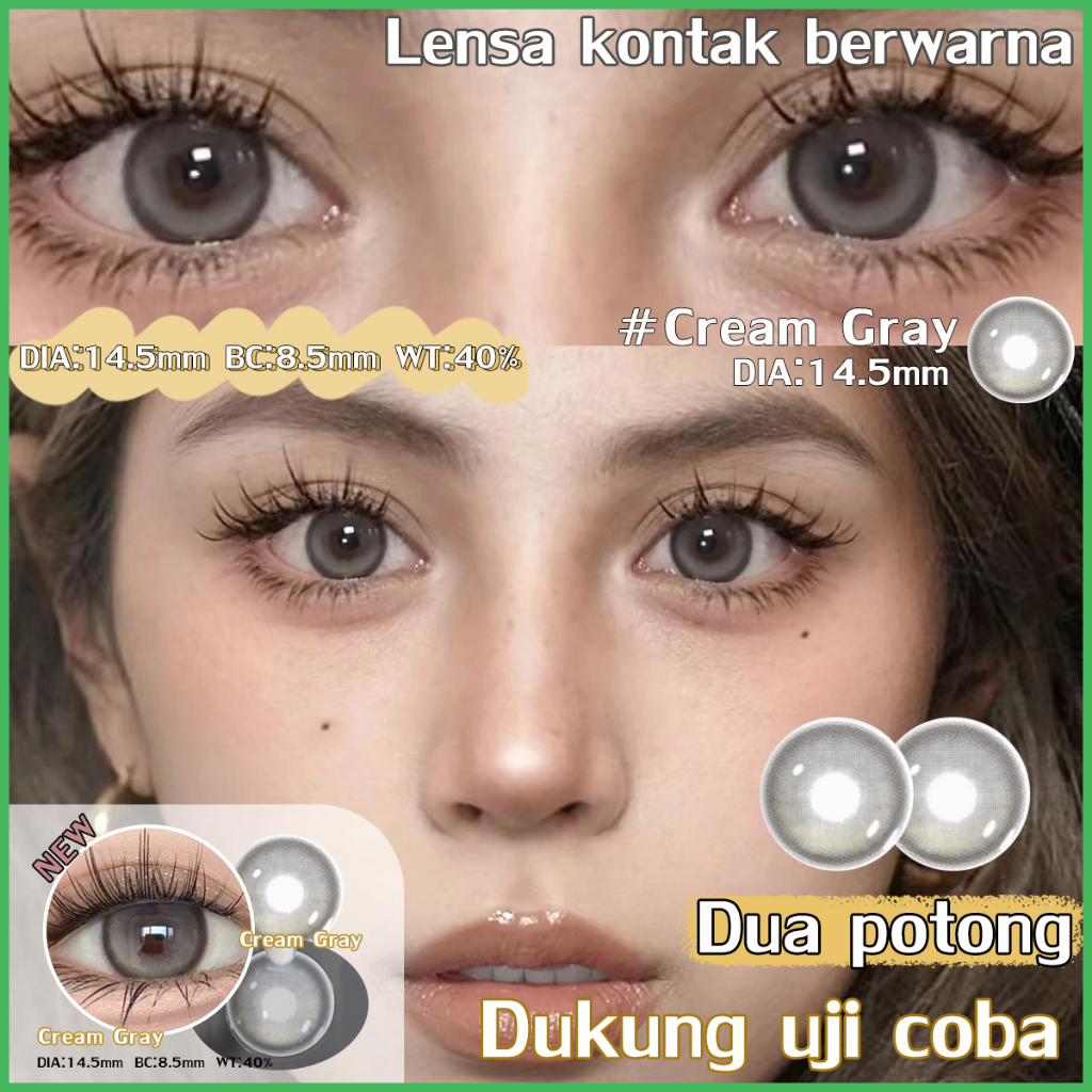 Jual 1 pasang lensa kontak warna diameter 14.50MM softlenssoftlens ...