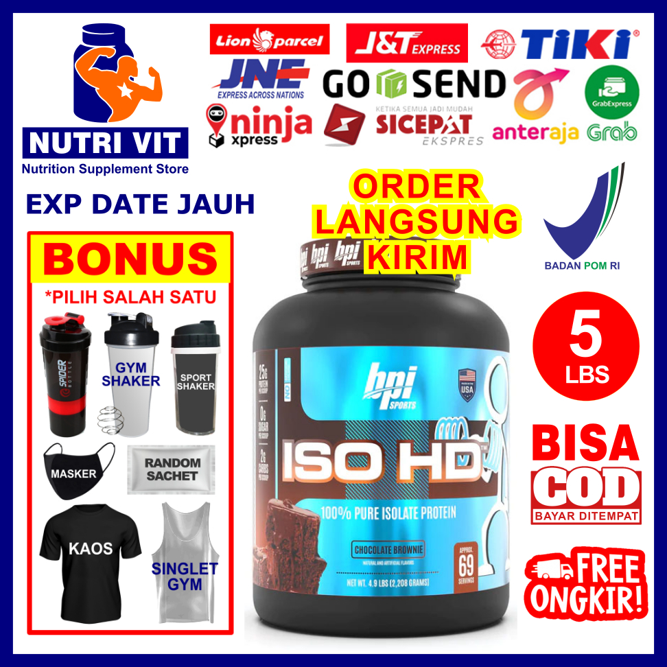 Jual BPI ISO HD 5 Lbs BPI Iso HD 5 Lbs BPI Whey Protein Isolate ISO HD 5Lbs 5 Lbs BPI IsoHD 5Lb ...