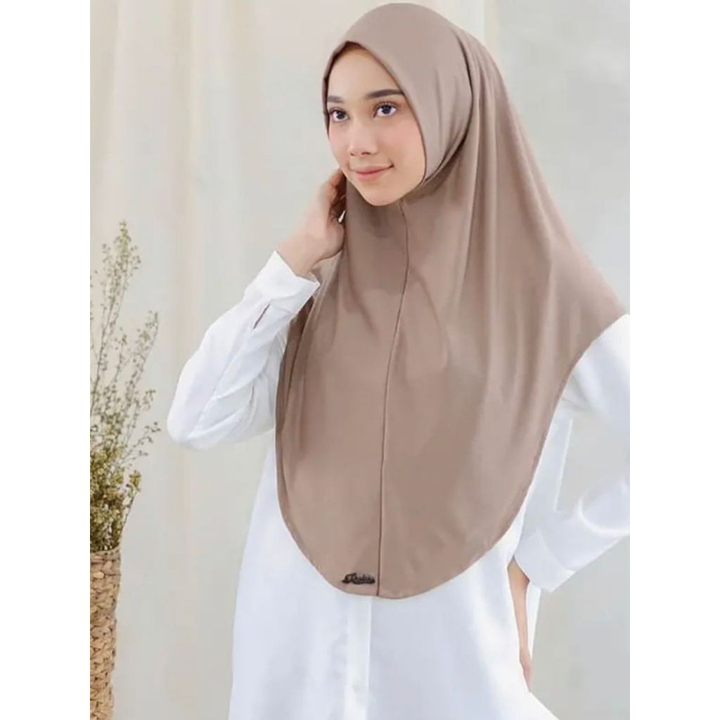 Jual PROMO/TERBARU Hijab Jilbab Instan Bergo Instant Zaida Syria Polos Jersey Daily Premium ...