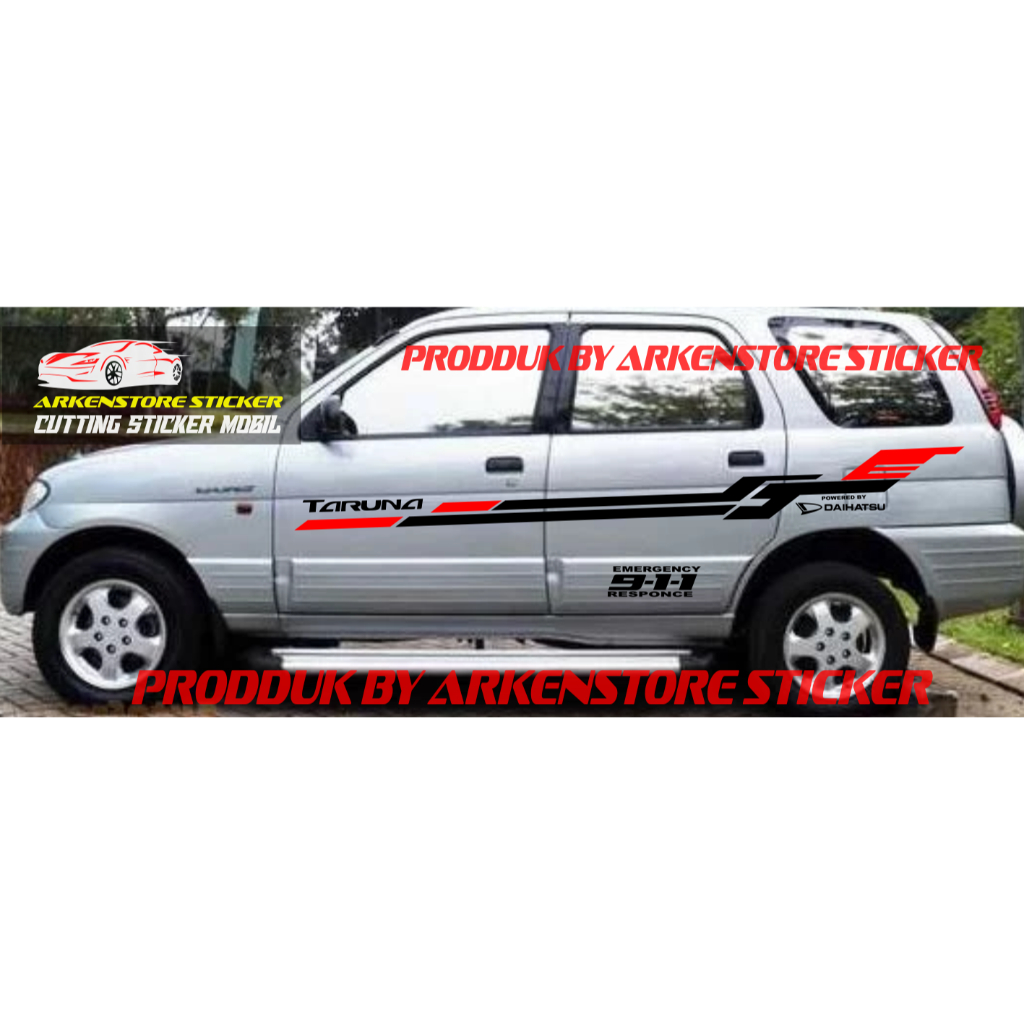 Jual Terbaru sticker stiker mobil taruna cutting sticker mobil daihatsu ...