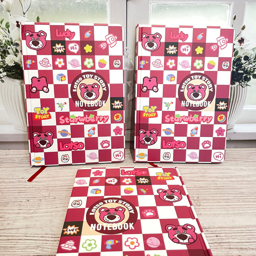 Jual Buku Tulis LOTSO BEAR super unik HardCover Notebook Tebal Bergaris ...