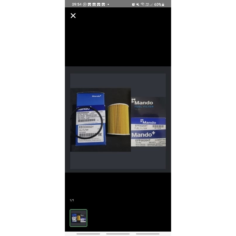 Jual Paket Filter Captiva Diesel C100 NFL Non Facelift Filter Solar ...