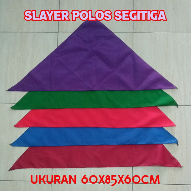 Jual Slayer Polos Segitiga Outbond Slayer Manasik Haji Anak Paud Tk Sd ...