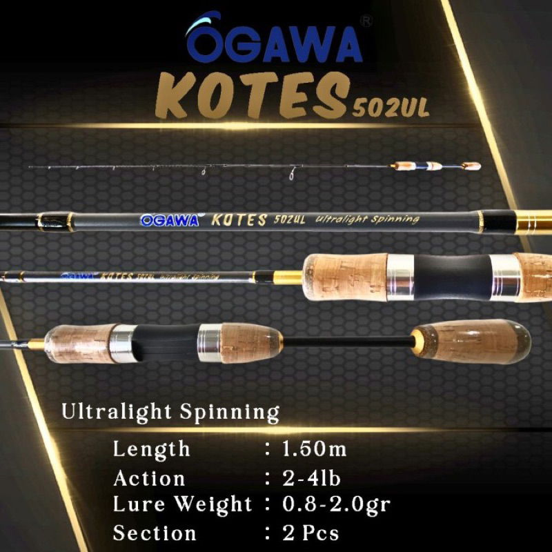 Jual Joran Stream Rod Ogawa Kotes 502UL 150CM 2-4LB Ultralight 2-4LB ...