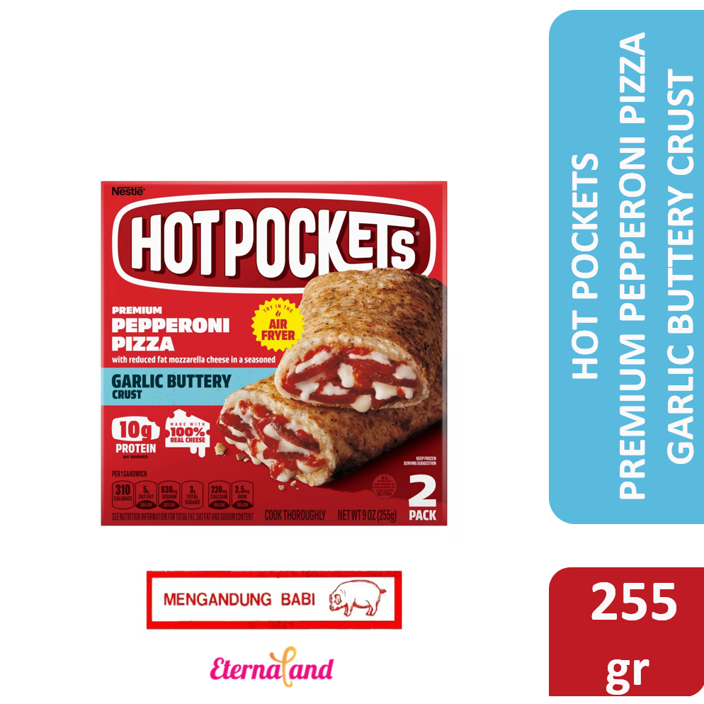 Jual Hot Pockets Premium Pepperoni Pizza - impor usa (NON HALAL ...
