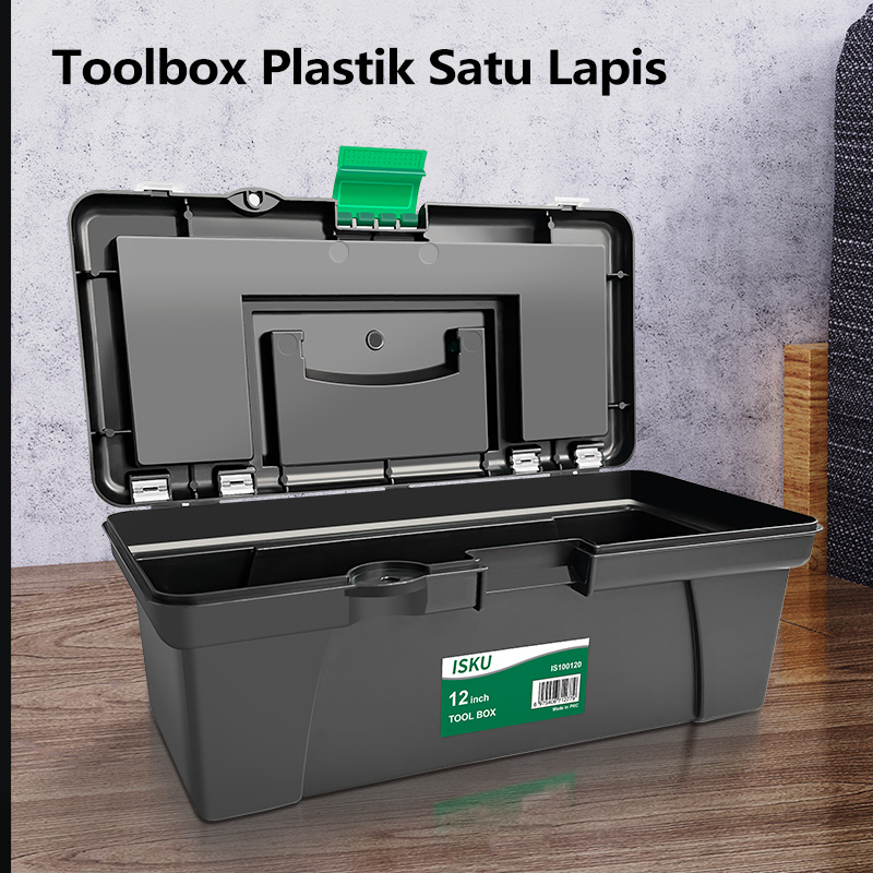 Jual ISKU Tool Box Mini 12 Inch Kotak Perkakas/Kotak Alat Multifungsi ...