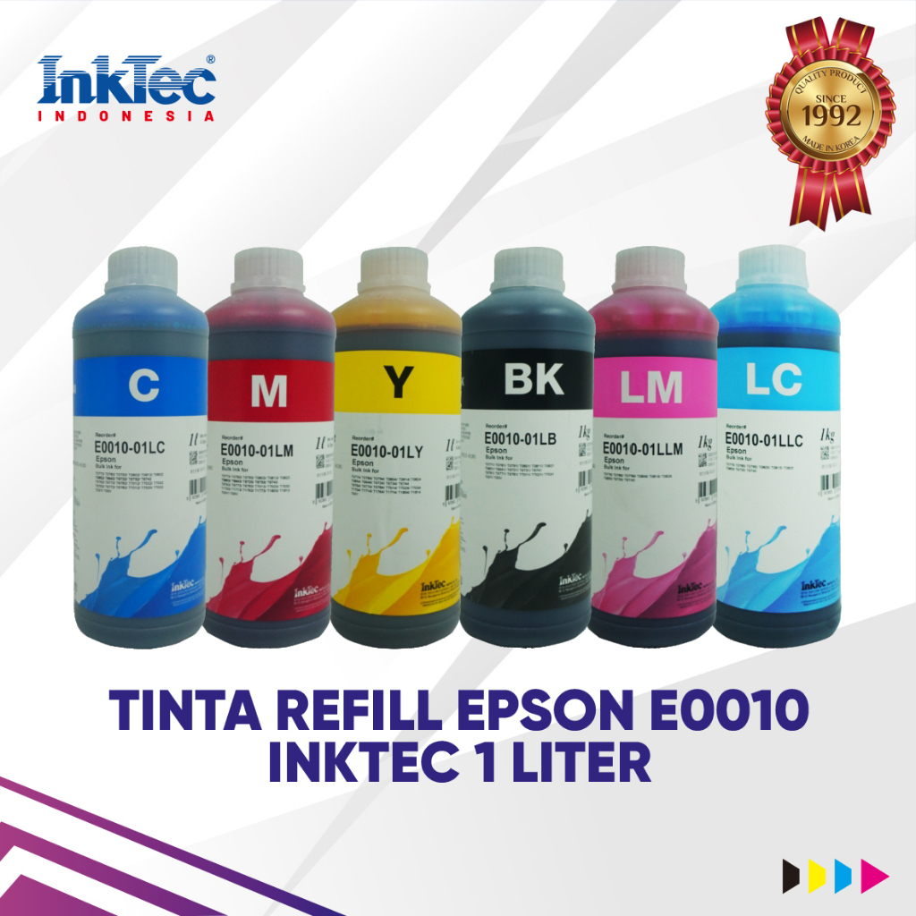 Jual Tinta Dye InkTec Epson E0010 1L | Shopee Indonesia
