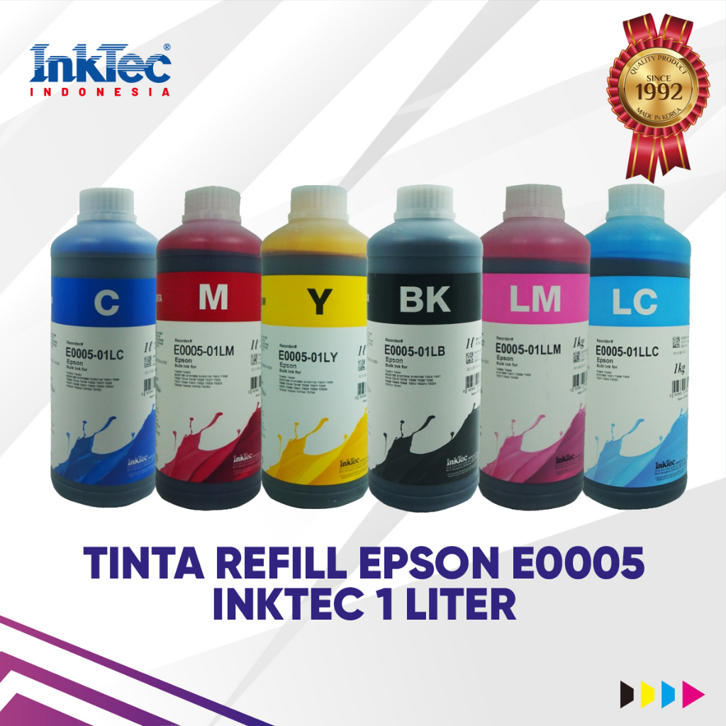 Jual Tinta Dye InkTec Epson E0005 1L | Shopee Indonesia
