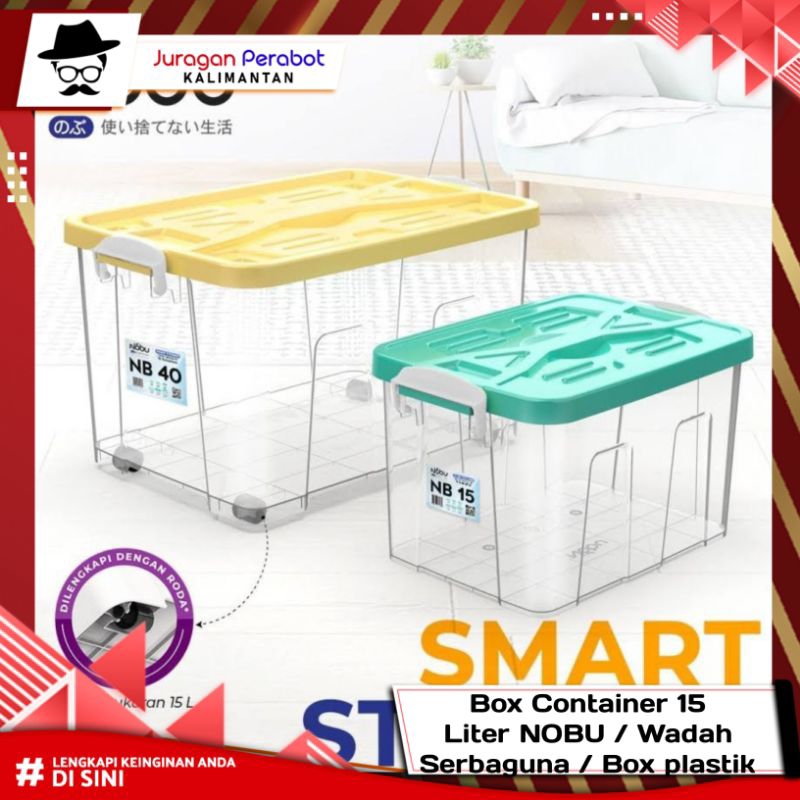 Jual Box Container 15 Liter NOBU / Box Ezy 10 Liter / Wadah Serbaguna ...