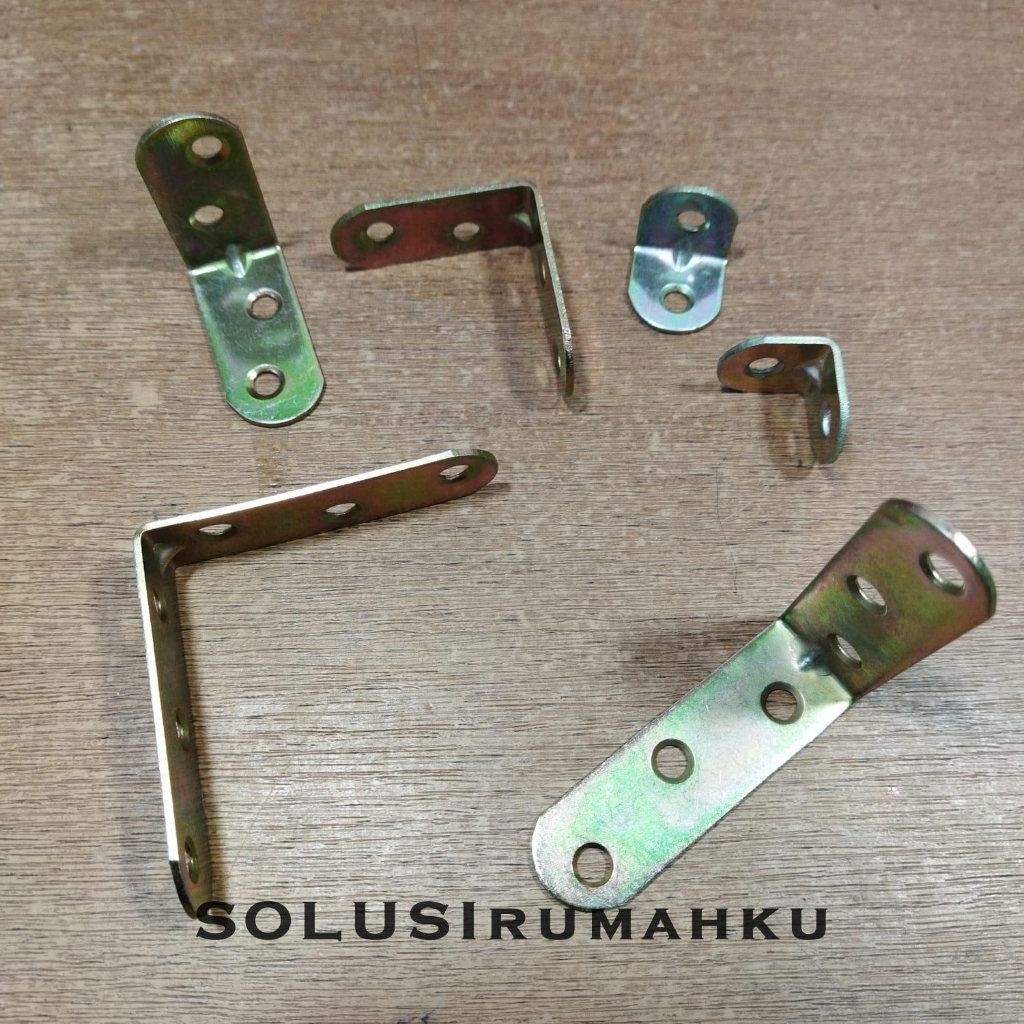 Jual Plat Siku L Besi 2x2 / 4x4 / 5x5 cm Tebal 1.4 mm / Siku Rak ...