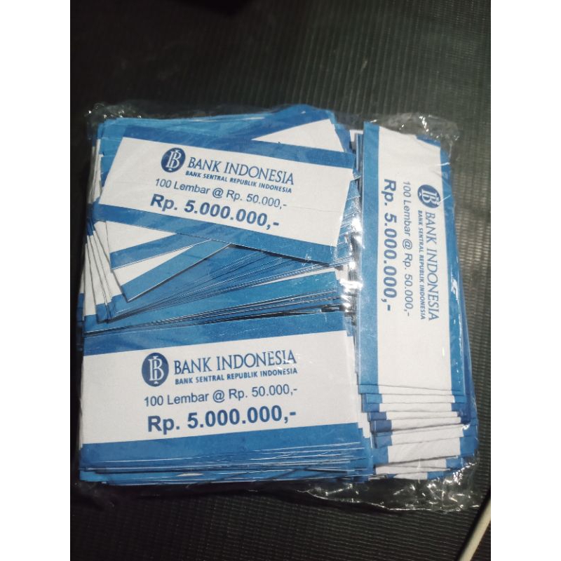 Jual SABUK PENGIKAT UANG 50 RIBU ALL BANK (BCA, MANDIRI, BNI, BSI, BRI ...