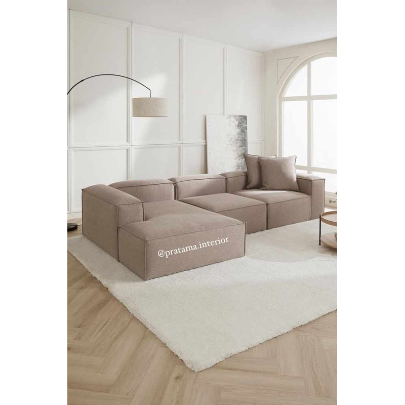 Jual Sofa L Santai Empuk | Sofa L Jumbo | Sofa Ruang Tamu | Shopee ...