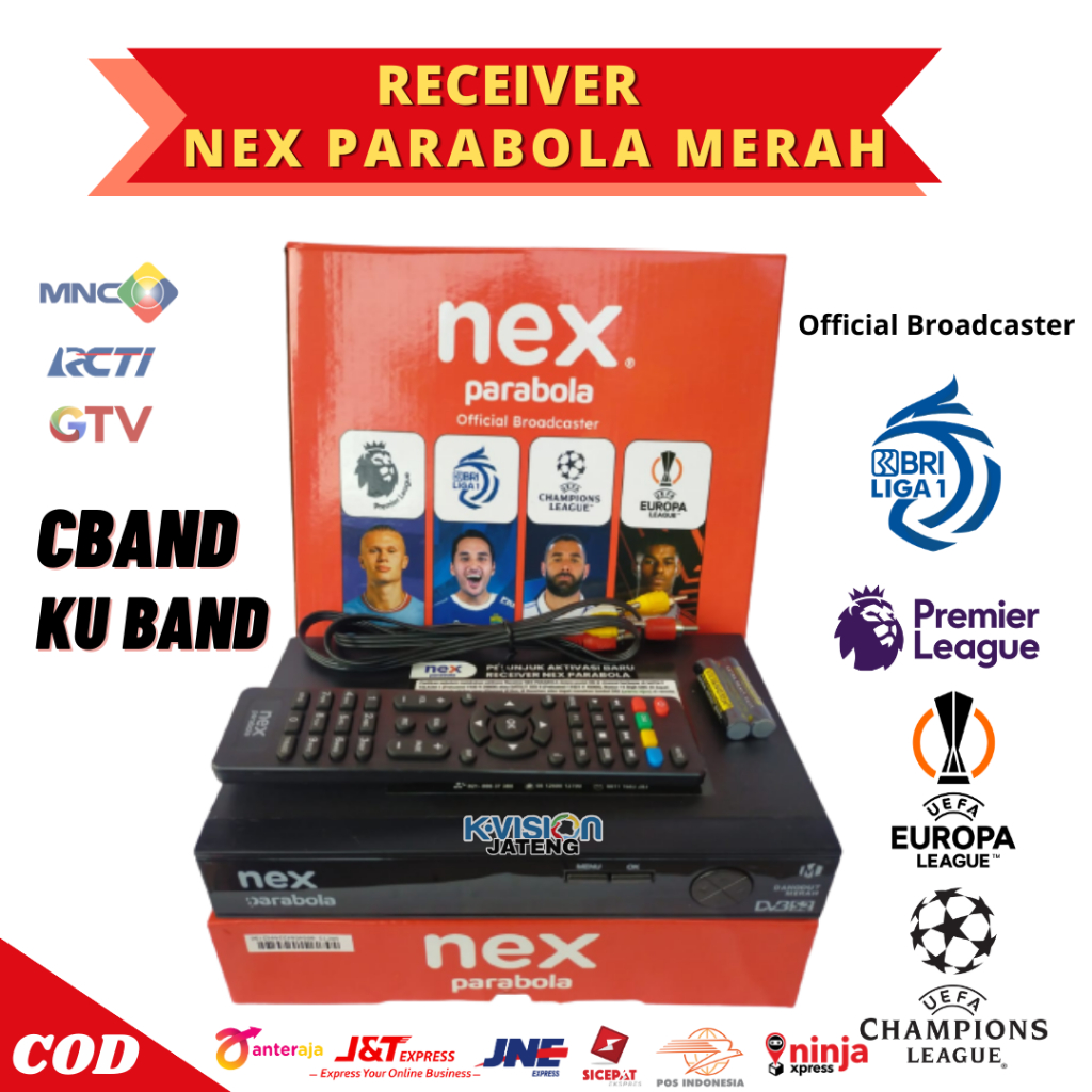 Jual RECEIVER Nex Parabola Merah Open MNC Grup | Shopee Indonesia