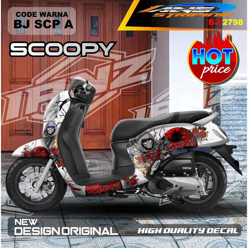 Jual STIKER NEW DESAIN BODY SCOOPY TERBARU FULL DECAL CUSTOM-STIKER ...