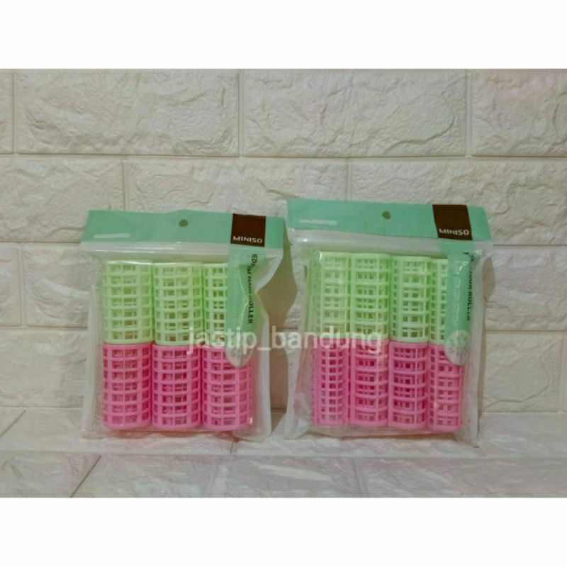 Jual Miniso Medium Hair Roller / Miniso Rol Rambut / Medium Hair Roller ...