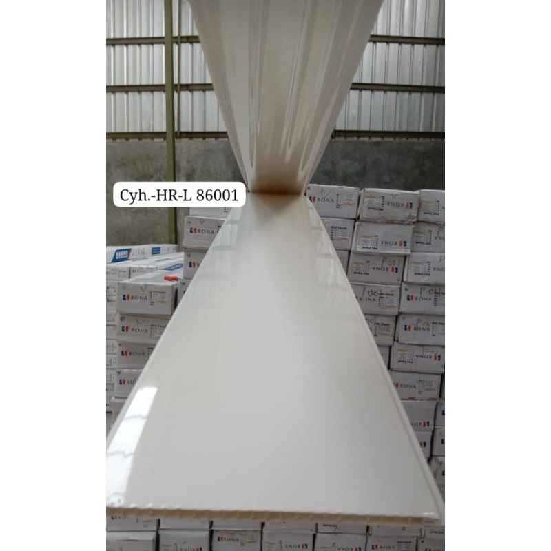 Jual plafon PVC putih polos glosy (panjang 6 meter , Lebar 20 cm ...
