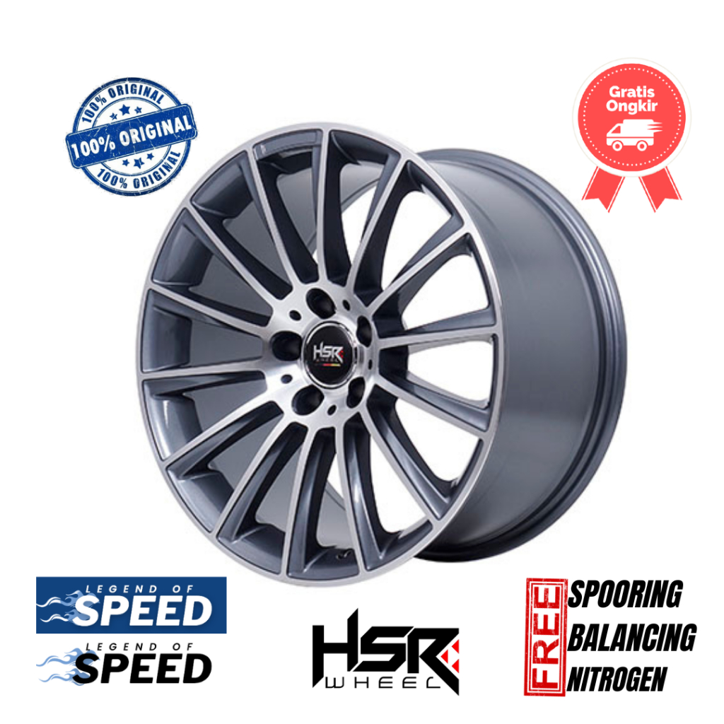 Jual Velg Mobil HSR Ring 18 Rostock Blade ( Mercy, Mini Cooper, Audi Dll) | Shopee Indonesia