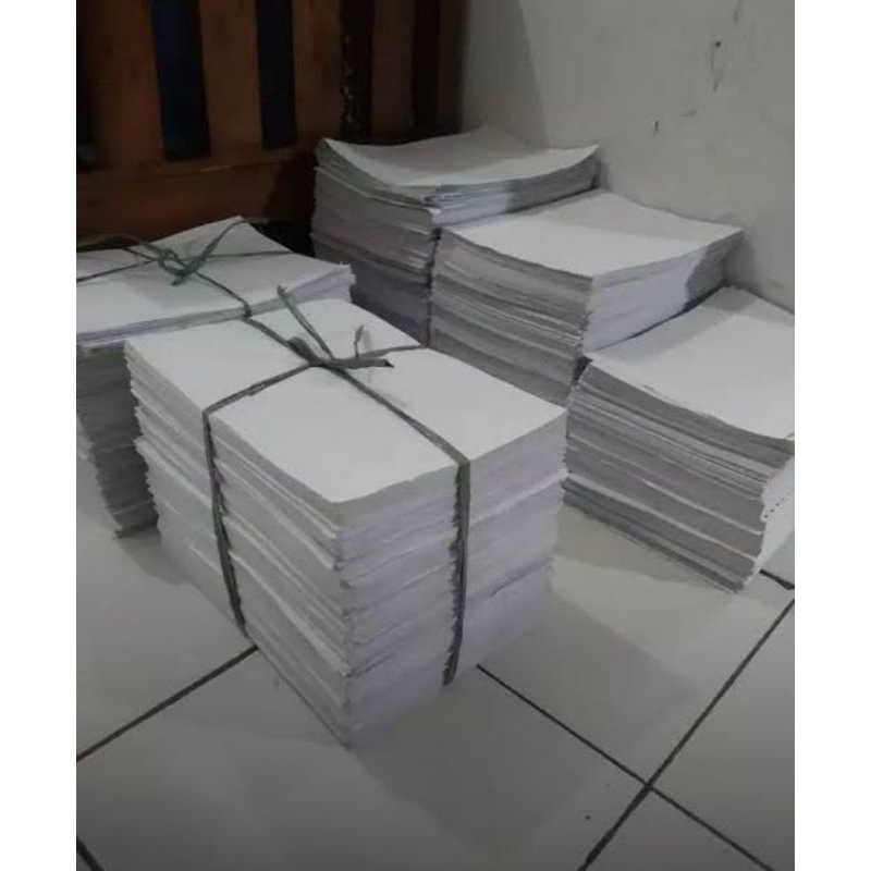 Jual KERTAS BEKAS F4 A4 / HVS BEKAS PAKAI UKURAN F4/A4 PER 500 GRAM ...